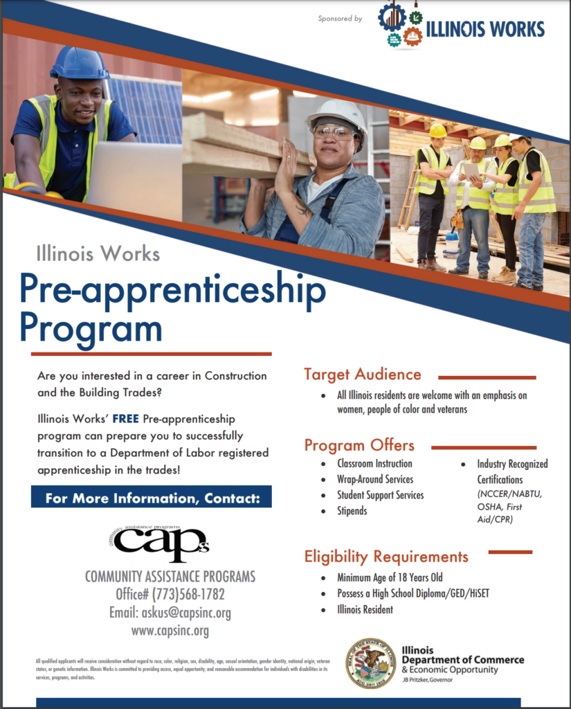CAPS – CREATING A STRONG COMMUNITY WORKFORCE
